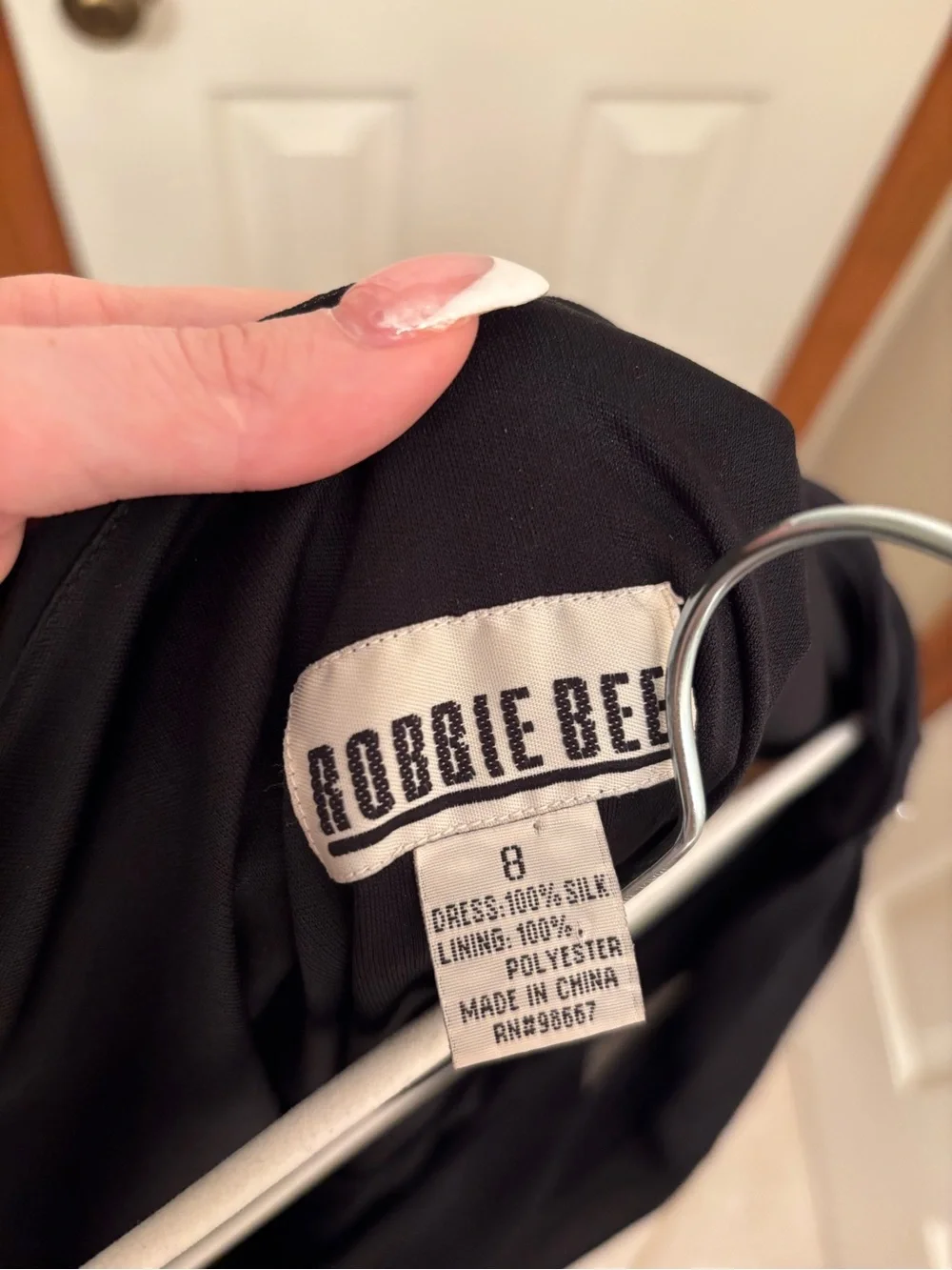 Robbie Bee | Dresses | Robbie Bee Black Silk Fairy Dress | Poshmark